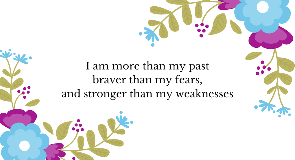 I AM More Than My Past... | Safe Harbor